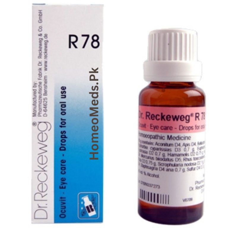 Buy R78 Dr Reckeweg Online in Pakistan - HomeoMeds.Pk